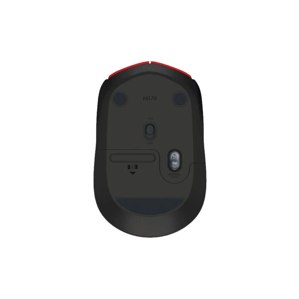 Mouse Logitech M170 Wireless | Red | (910-004941) - PC Speed