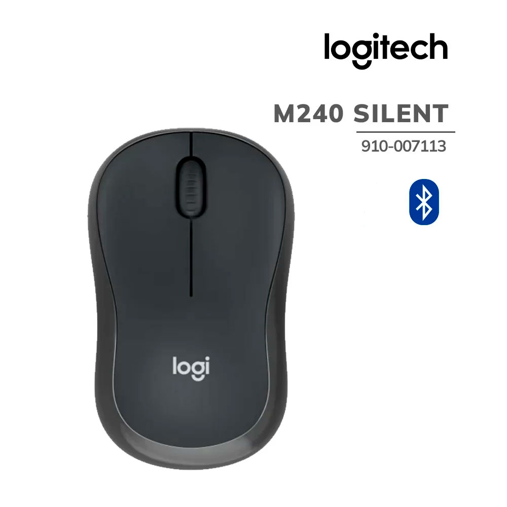 Mouse Logitech M240 Silent (910-007113) Wireless/Bluetooth - PC Speed