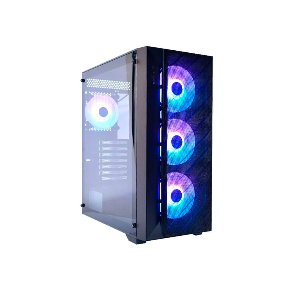 Case Gamer Halion Foxtrot-02 (FOXTROT 02) S/Fuente | 4 LED-ARGB - PC Speed